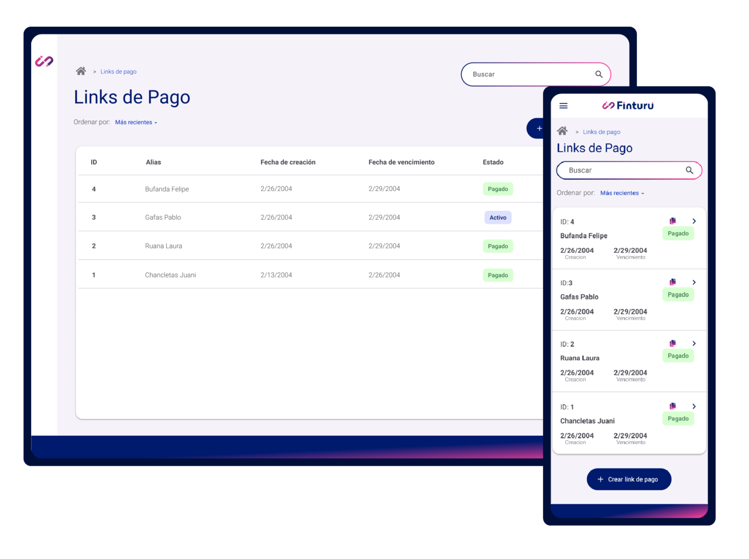 Links de Pago - Finturu Links de Pago - Finturu